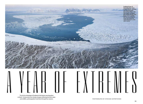Svalbard project featured by National Geographic - Stefano Unterthiner